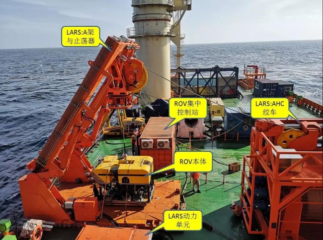 振华重工自主研制ROV系统正式投入商用